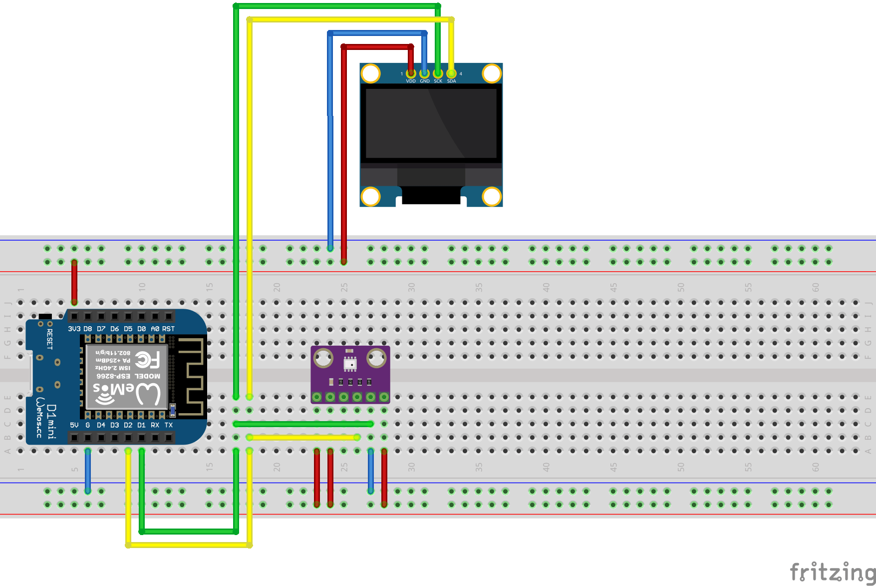 D1 Mini Datenlogger - Teil 1: BME280 Sensordaten auslesen und Anzeigen | db-engineering