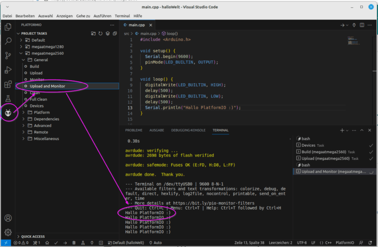 Arduino Programmieren Wie Die Profis Mit Vs Code Und Platform Io Db